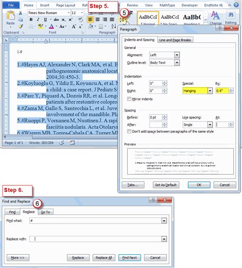 Hanging Indent On Second And Subsequent Lines Of A Reference Endnote