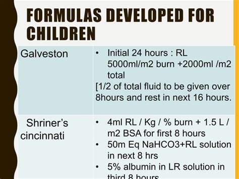 Fluid Resuscitation In Burn Patient Pptx