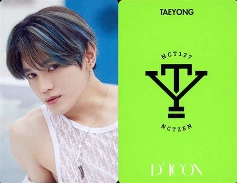 駿河屋 Nct 127テヨンtaeyong裏面黄緑・ロゴ「dicon Photocard101 Nct127」フォトカード（男性