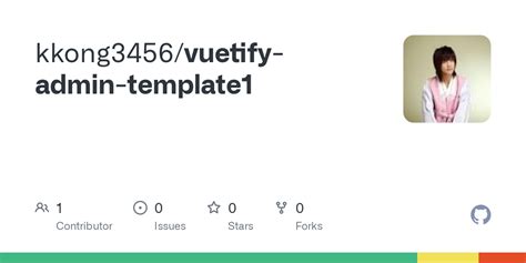 Github Kkong3456vuetify Admin Template1