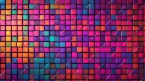 Premium Photo Seamless Modern Sqaure Grid Pattern Wall Texture Background