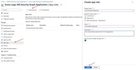 microsoft graph security api source sumo logic docs