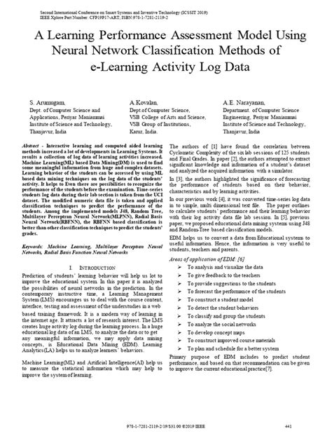 Gdrive A Learning Performance Assessment Model Using Neural Network