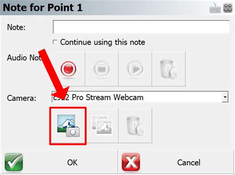 Adding A Photo To A Point Survey Assistant