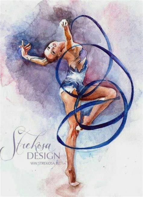 Художественная гимнастика Disegno Di Ballerina Ginnastica Ritmica