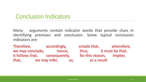 11 Arguments Premises And Conclusions Pptx