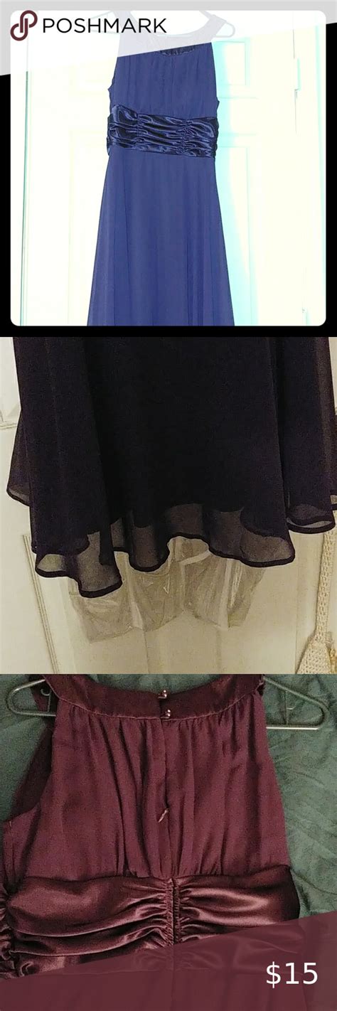 Purple Semi Formal Gown Formal Gowns Connected Apparel Dress Flowy Gown