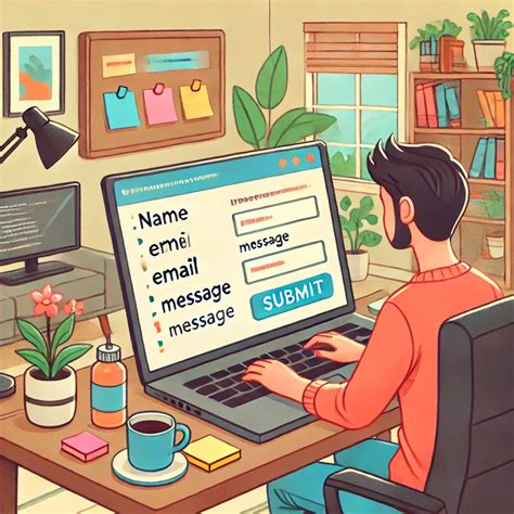 cara membuat formulir kontak sederhana dengan php belajar asyik yuk