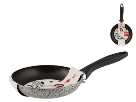 POÊLE HOME ANTIADHÉRENT Salt N Pepper CM 18 Fabriqué en Italie EUR 19