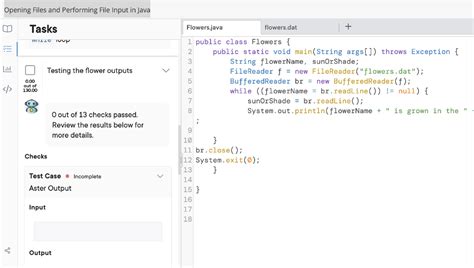 Solved Opening Files And Performing File Input In Java M Chegg