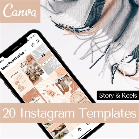 Canva Instagram Story Templates Nudes Neutrals Just Switch Out Your Photos And Edit The