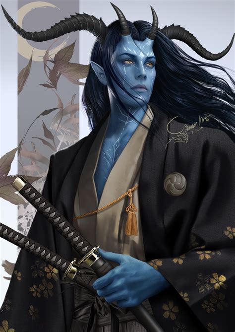 Tiefling Char Eniyan By Thanomluk On Deviantart