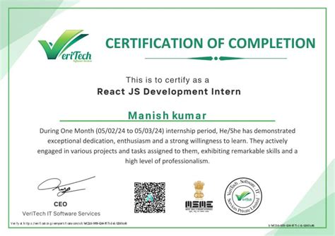 React Reactdevelopment Certificationcomplete Webdevelopment