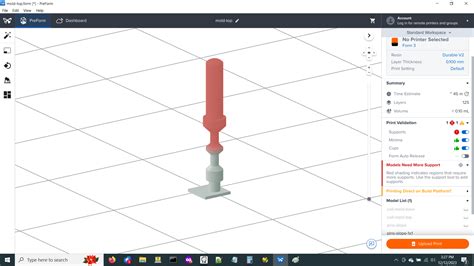 Perform 3 Models Need More Support No Red Areas Shown Form 33 Formlabs Community Forum