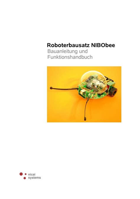 Roboterbausatz Nibobee Bei Nicai Systems