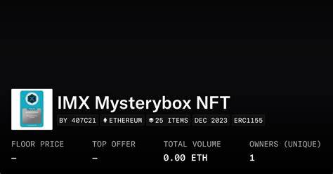 Imx Mysterybox Nft Collection Opensea