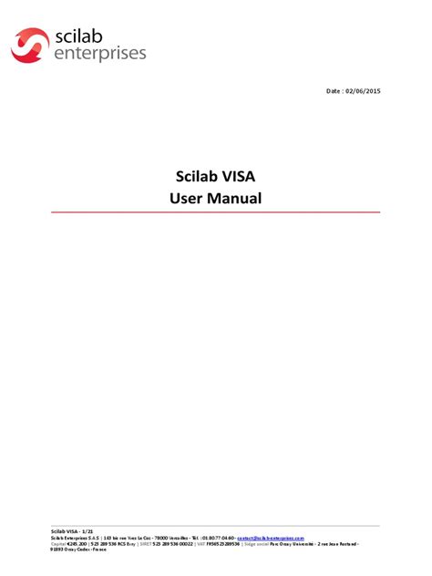 scilab visa user manual pdf computer engineering computing