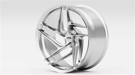 Renzo Forgedlite Td5 Rim 3d Model By 3drivedynamics