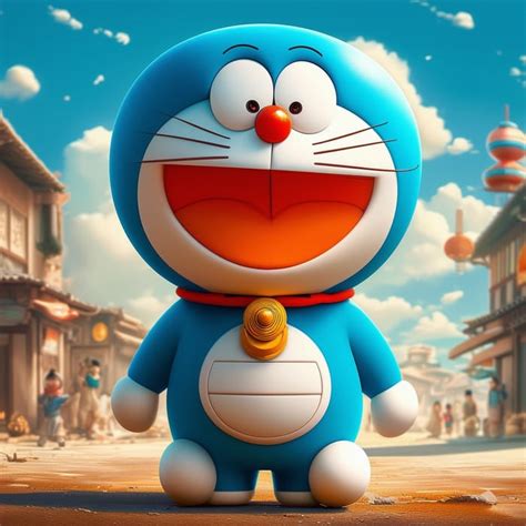 Cute Doraemon Cartoon Character Fun And Playful Ai Art Generator