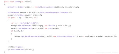 Unity Ecs框架解析 Csdn博客