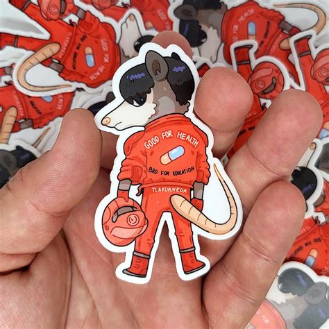 Kaneda Akira Possum Sticker Akira Anime Waterproof Vinyl Etsy