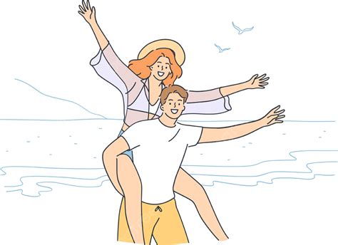 함께 휴가를 즐기는 여행 커플 개념 행복하다 가족 여름 Png 일러스트 및 벡터 에 대한 무료 다운로드 Pngtree