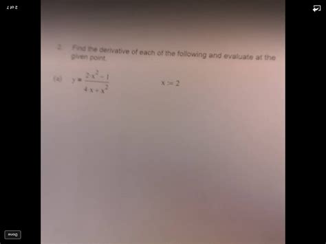 Solved Find The Derivative Of Each Of The Following And Chegg