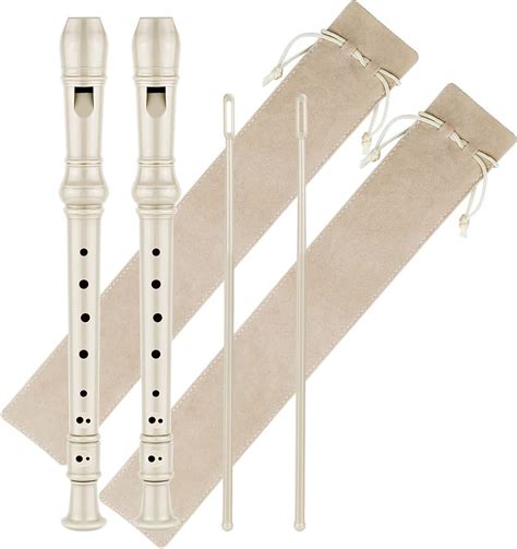 Soprano Recorder C Key 8 Holes 3 Piece German Style Baroque
