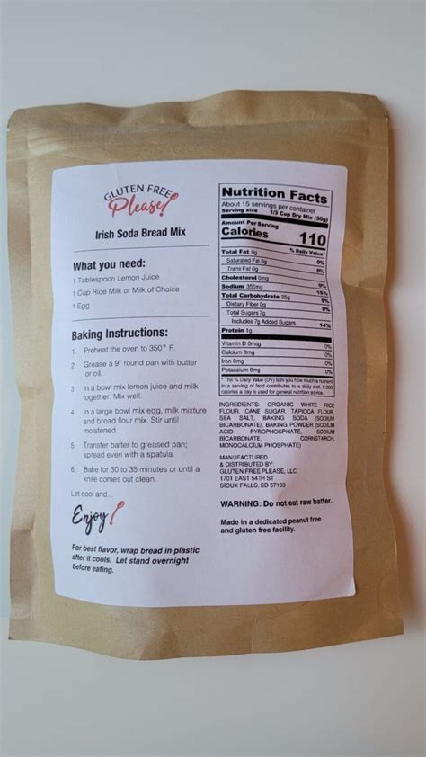 Irish Soda Bread Mix Gluten Free Please