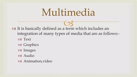 Application Of Multimedia Pptx