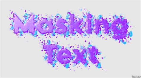 Masking Text Text Effect And Logo Design Font