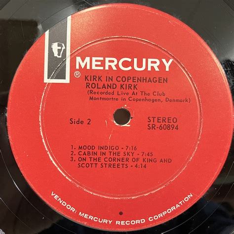 Roland Kirk Kirk In Copenhagen Sr60894 通販 ジャズ レコード 買取 Bamboo Music