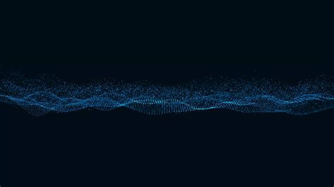 Digital Particle Wave In Cyberspace Abstract Background Cyber Background Or Technology