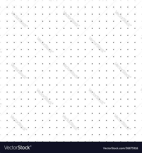 Bullet Journal Texture Seamless Pattern Black Dot Vector Image