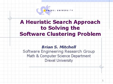 A Heuristic Search Approach To Solving The Software