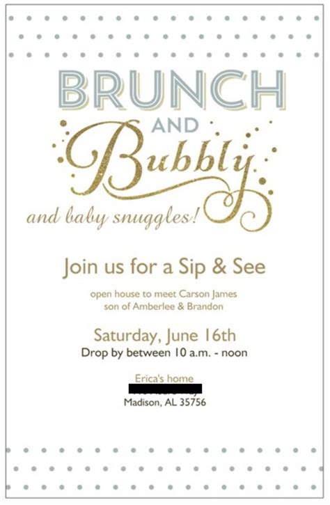 What Is A Sip And See And How To Host One Whimsical September Sip And See Baby Babe Sip And