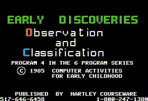 Download Early Discoveries Observation And Classification Apple Ii My Abandonware