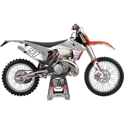 Maciag Offroad Graphic Kit Race 18 KTM EXC 250 12 13 Maciag Offroad