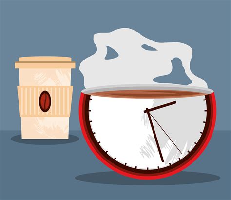 cartel de pausa para el café Vector en Vecteezy