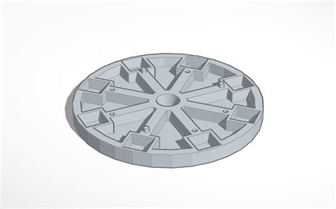 3d Design Rotor 3d Print 1cm Tinkercad