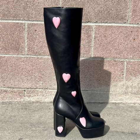 Dolls Kill Lamoda Candyfloss Love Platform Boots Depop