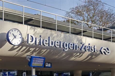 Driebergen Zeist Railway Station Editorial Stock Image Image Of
