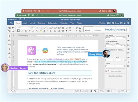 ONLYOFFICE Docs la suite ofimática abierta y privada para usuarios y