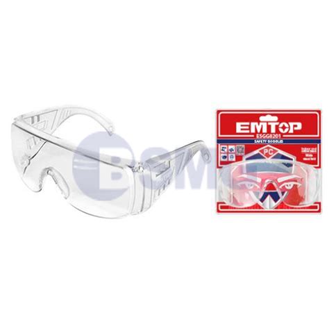 Emtop დამცავი სათვალე თეთრი Esgg0201 027998