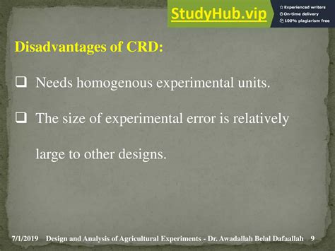 6 Completely Randomized Design Crd Pdf