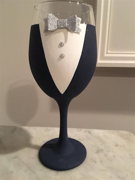 Bride And Groom Wine Glasses Hand Painted Bridal Wine Etsy