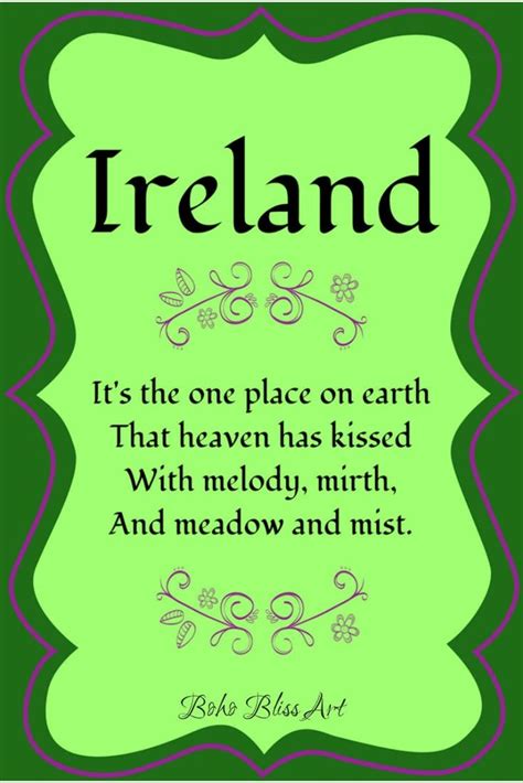 Digital Ebook 50 Irish Blessings Proverbs Quotes And Toasts Printable