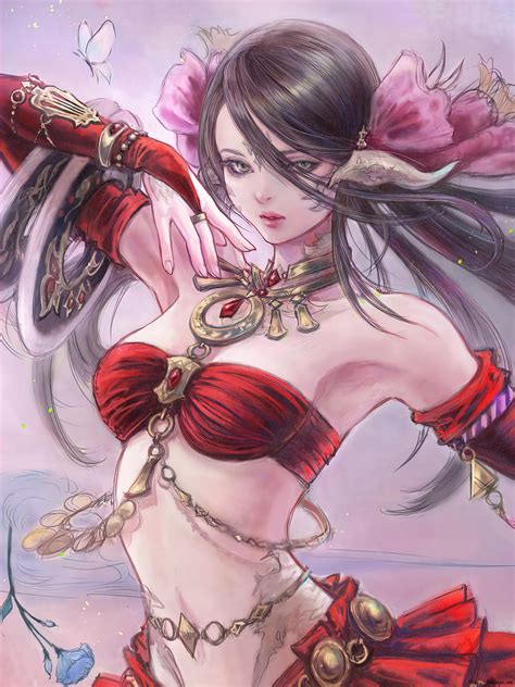 Dancer Au Ra Final Fantasy Xiv Online Video Game 4k Wallpaper