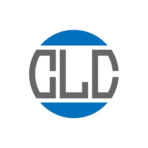 Clc Letter Logo Design On White Background Clc Creative Initials