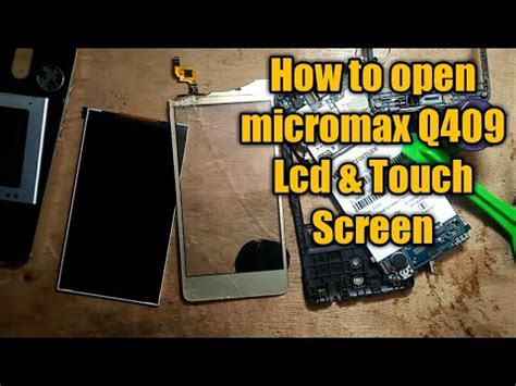How to open micromax Q409 Broken Touch Glass // Micromax Q409 Lcd ...